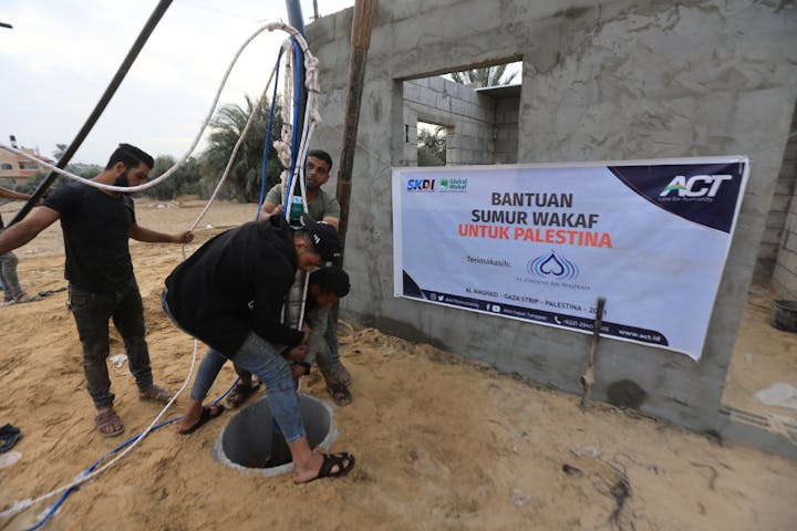 PATUNGAN BANGUN SUMUR WAKAF UNTUK PALESTINA