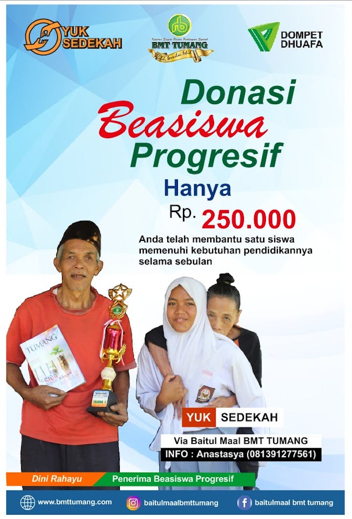 Beasiswa Progresif SMA Untuk Yatim Dhuafa