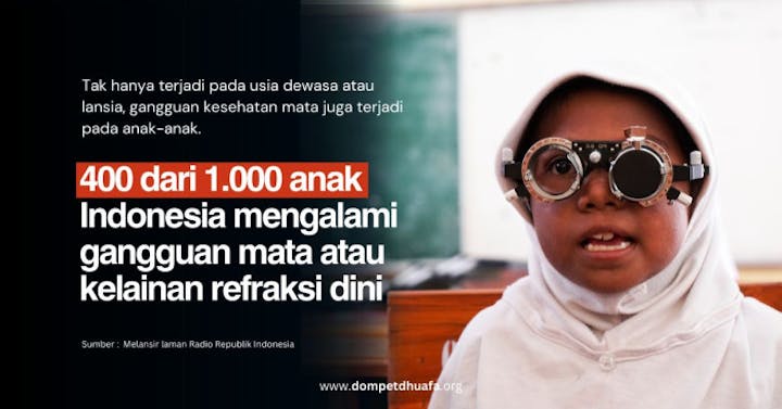 Terancam Kebutaan, Bantu Anak-Anak & Penderita Gangguan Mata Bisa Melihat!