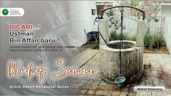 Wakaf Jumat Sumur Santri Penghafal Quran 30 Juz