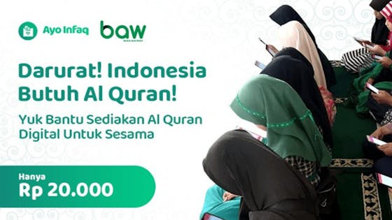 Infaq Al-Qur'an Digital untuk Sesama