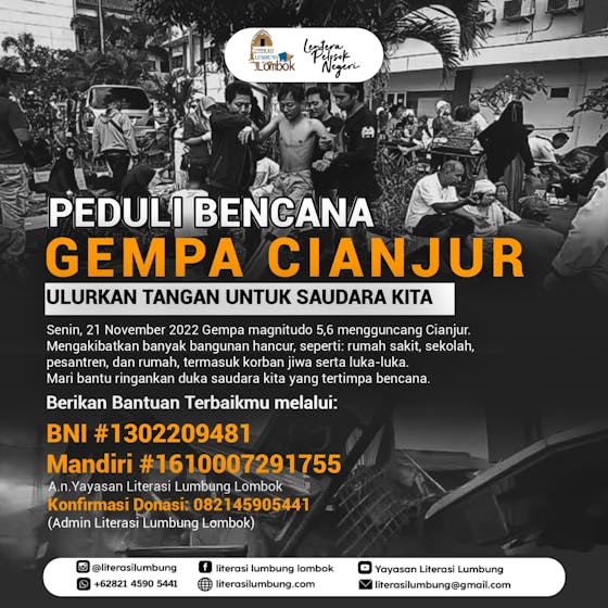 Solidaritas Bantu Cianjur Bangkit dari Gempa Solidaritas Bantu Cianjur Bangkit dari Gempa