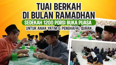 Sedekah Rutin Sedekah Berbuka Puasa Sunah Senin Kamis Santri Penghafal Quran