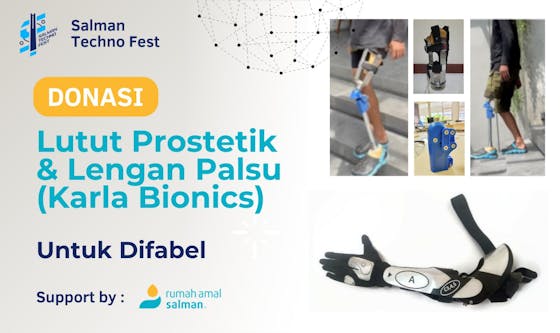 Bantu Kaki dan Tangan Prostetik untuk Difabel