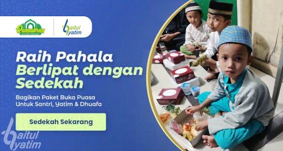 Bagikan Makan Buka Puasa Untuk Anak Yatim