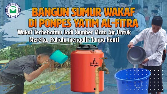 wakaf sumur untuk santri yatim duafa pengahafal al-quran