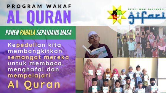 PROGRAM WAKAF QURAN GIFARI