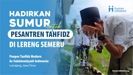 Sedekah Rutin Bangun Sumur Pesantren