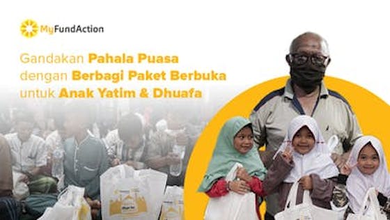 Berbagi Paket Berbuka Untuk Anak Yatim & Dhuafa