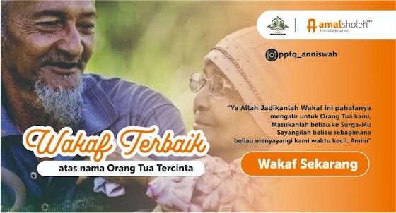 Wakaf atas Nama Orang Tua Tercinta