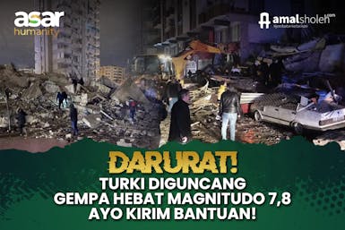 Sedekah Bantu Korban Gempa Turki Suriah