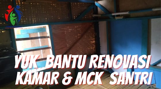 Bantu Renovasi Kamar Santri Pondok Pesantren Rhodatul Azmi Jasinga Bogor