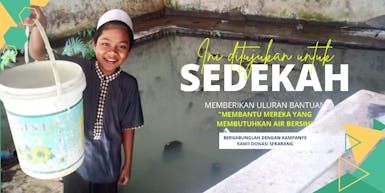 WAKAF SUMUR BANGUN SARANA AIR BERSIH