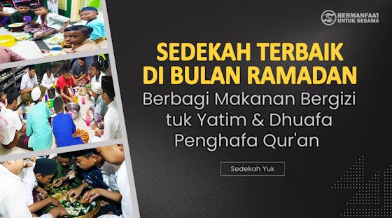 Sedekah Berbuka Puasa Santri Yatim Dhuafa